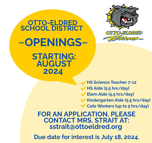 Home - Otto-Eldred Jr./Sr. High School